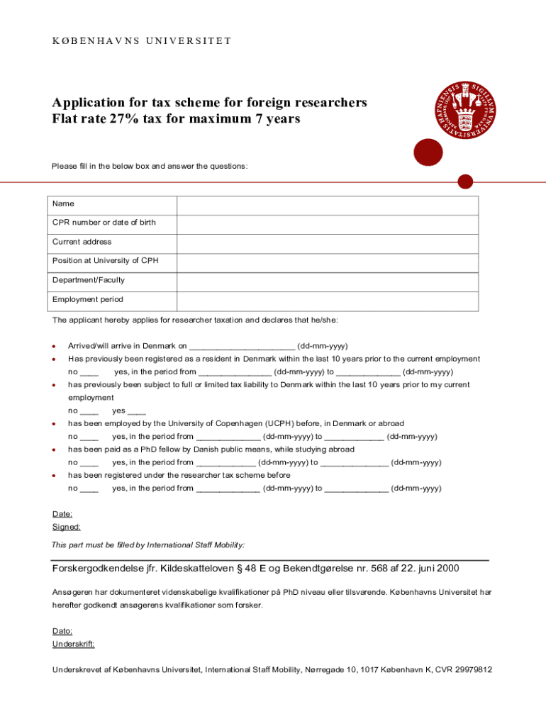 Fillable Online ism ku Application for Tax Scheme.pdf Fax Email Print ...