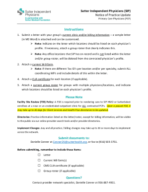 Fillable Online Sample Primary Care Provider Assignment Policy Fax Email Print - pdfFiller