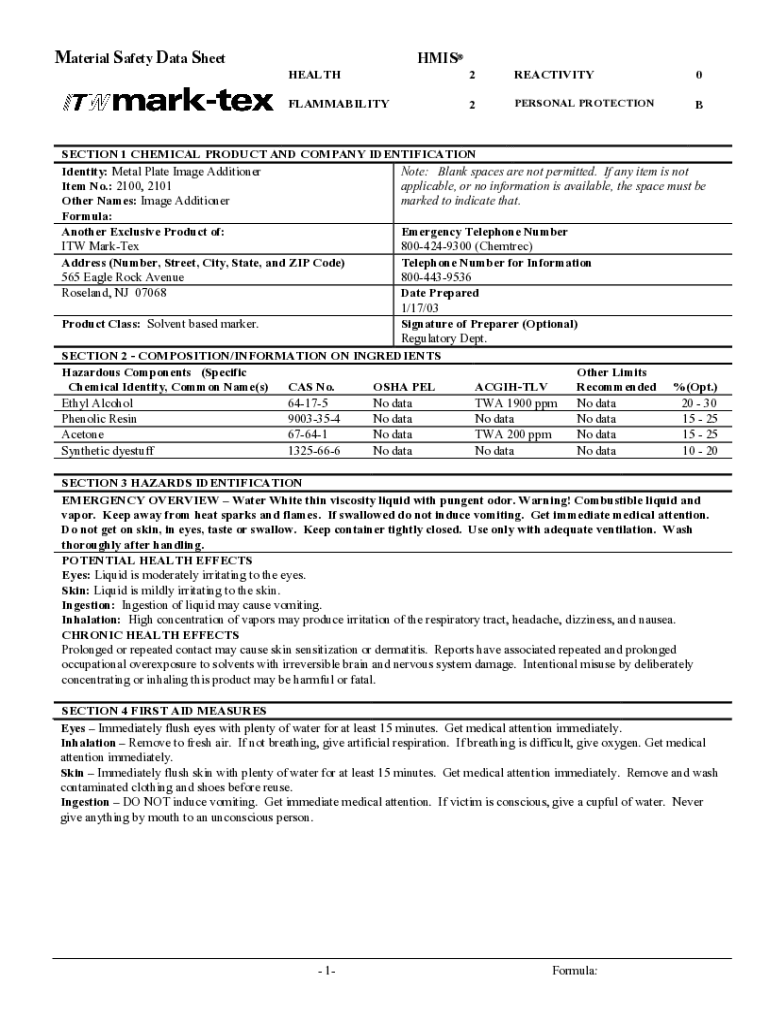 Fillable Online ANNEX 4 GUIDANCE ON THE PREPARATION OF SAFETY ... Fax Email Print - pdfFiller