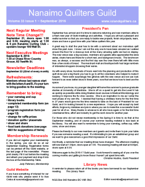 Fillable Online Guild Bylaws and Standing Rules and Procedures Fax ...