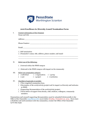 Fillable Online Sample write up for nomination of award - Ristorante ...