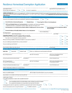 Fillable Online Homestead Exemptions: Definition and How it Works, With ...