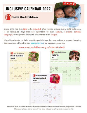 Fillable Online What you need to know about inclusion in ...