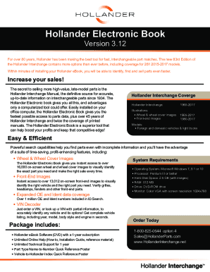 Fillable Online Hollander Electronic Book - Hollander Solutions Fax ...