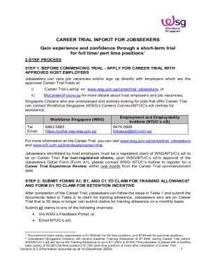 Fillable Online Job trials: Definition, benefits and tips for success ...