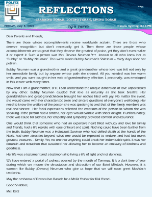 Fillable Online reflections Fax Email Print - pdfFiller