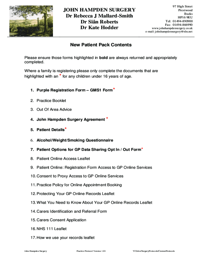 Fillable Online Records Access Patient information leaflet 'It's your ...