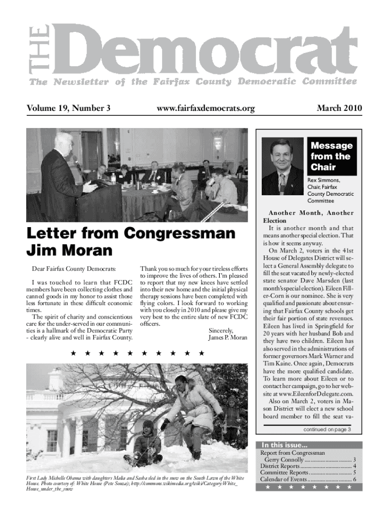 Fillable Online Letter from Congressman Jim Moran Fax Email Print ...
