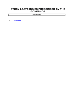 Fillable Online Study Leave & Medical Leave Rules - Finance Department ...
