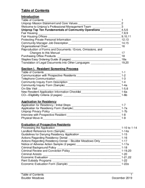 Fillable Online Uniprop Mission Statement and Core Values 2 Fax Email ...
