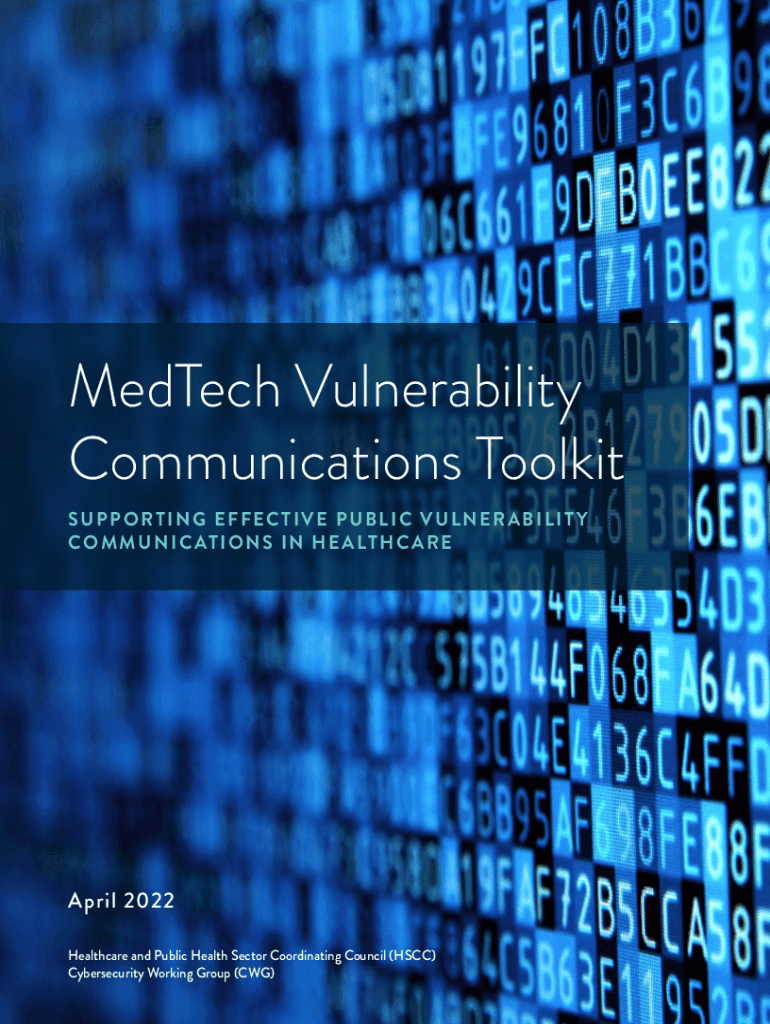 Fillable Online Hscc Publishes Medical Device Vulnerability Fax Email Print Pdffiller