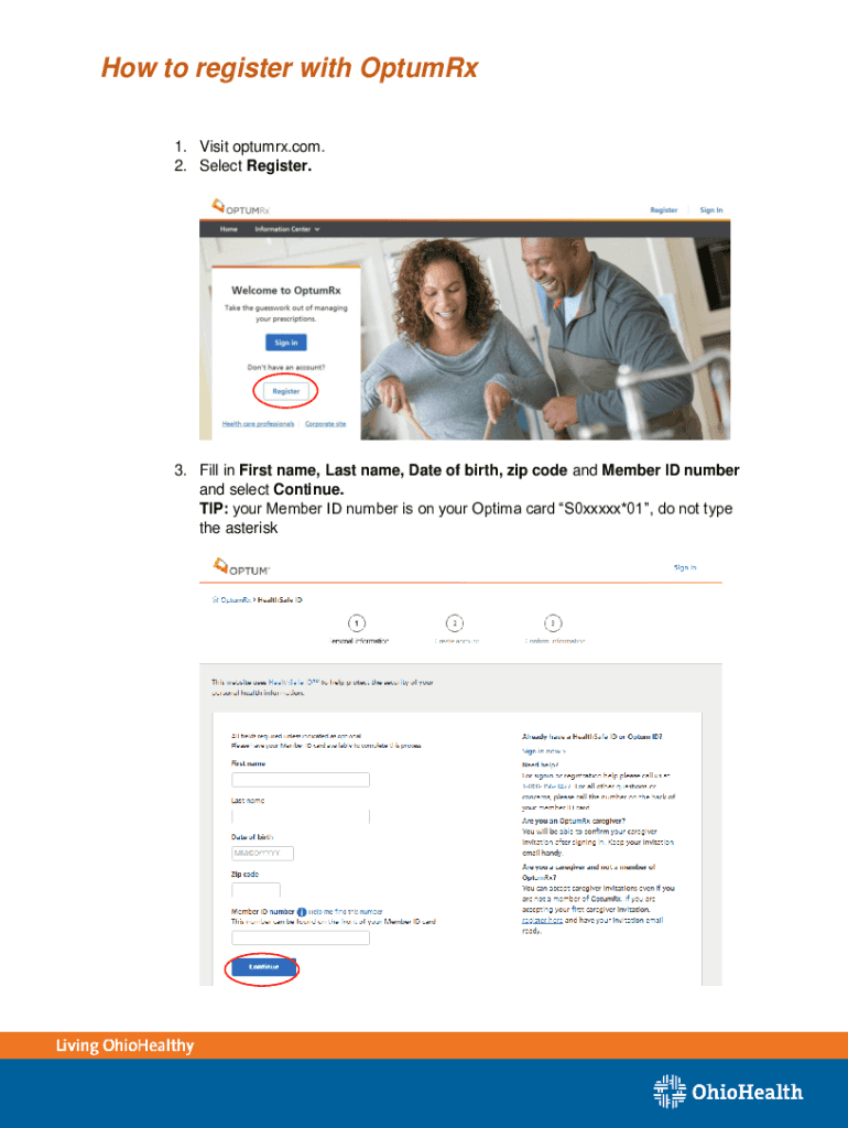 Fillable Online How To Register With OptumRx Ohio Health Fax Email Fillable Online How To Register With OptumRx Ohio Health Fax Email