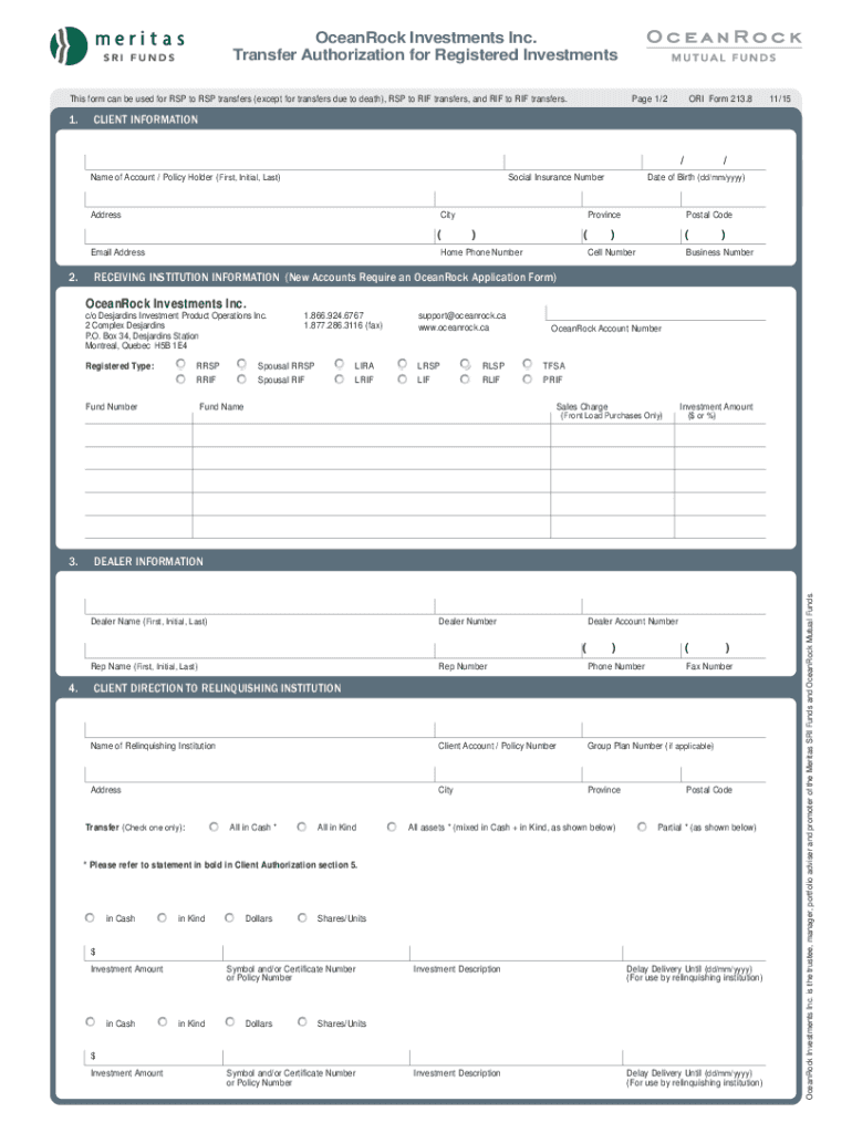 Fillable Online Transfer registered assets from another company to a ... Fax Email Print - pdfFiller