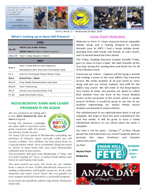 Fillable Online Book Week 2019 Reading Is My Secret Power Fax Email ...