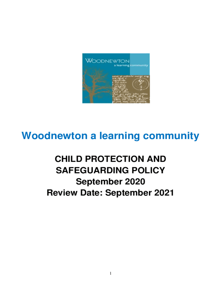 Fillable Online SAFEGUARDING POLICY Fax Email Print - pdfFiller