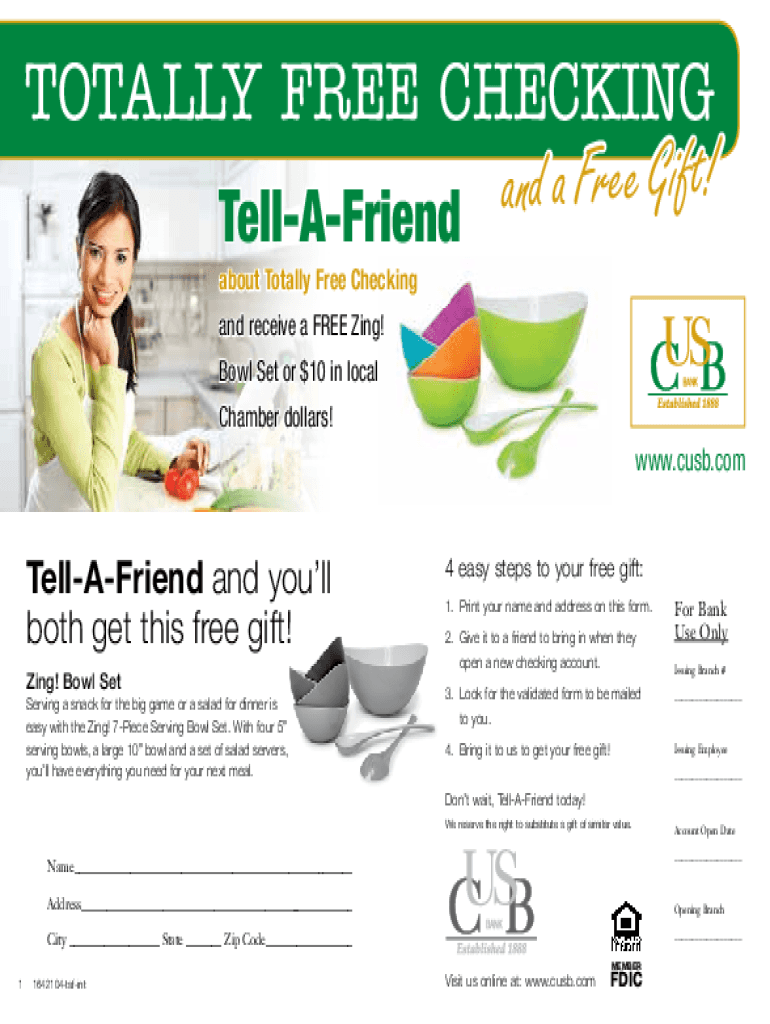 Fillable Online Free Checking AccountNo-Fee Checking - First Citizens Bank Fax Email Print ...