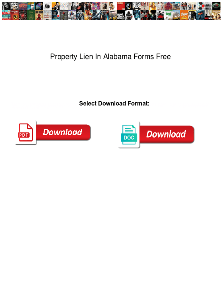 Fillable Online What is a lien? - Alabama Department of Revenue Fax ...
