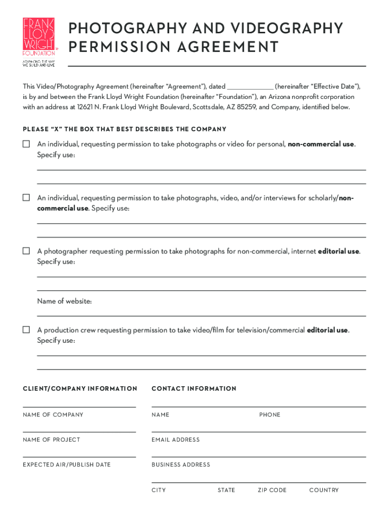 Fillable Online Video and Photography Sample Clauses - Law Insider Fax ...
