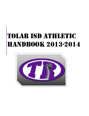 Fillable Online Tolar ISD Athletic Fax Email Print - pdfFiller