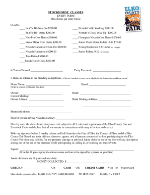 Fillable Online 2021 Reno Snaffle Bit Horse Show Entry Form Fax Email ...
