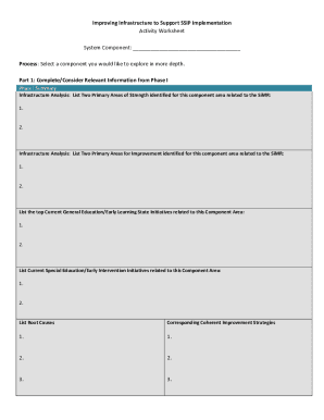 Fillable Online Improving Infrastructure to Support SSIP Implementation ...