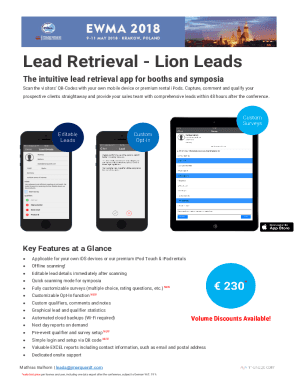 Fillable Online The intuitive lead retrieval app for booths and ...