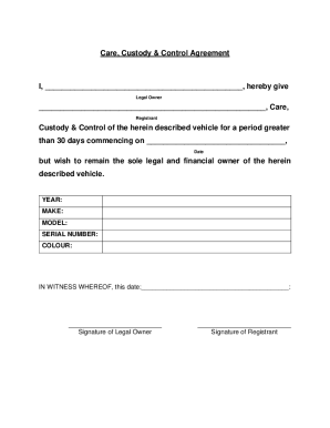 Fillable Online What Is Care, Custody, and Control in Business ...
