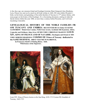 Fillable Online GENEALOGICAL HISTORY OF THE NOBLE FAMILIES FR Fax Email ...