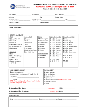 Fillable Online swedish issaquah general imaging requisition form Fax ...