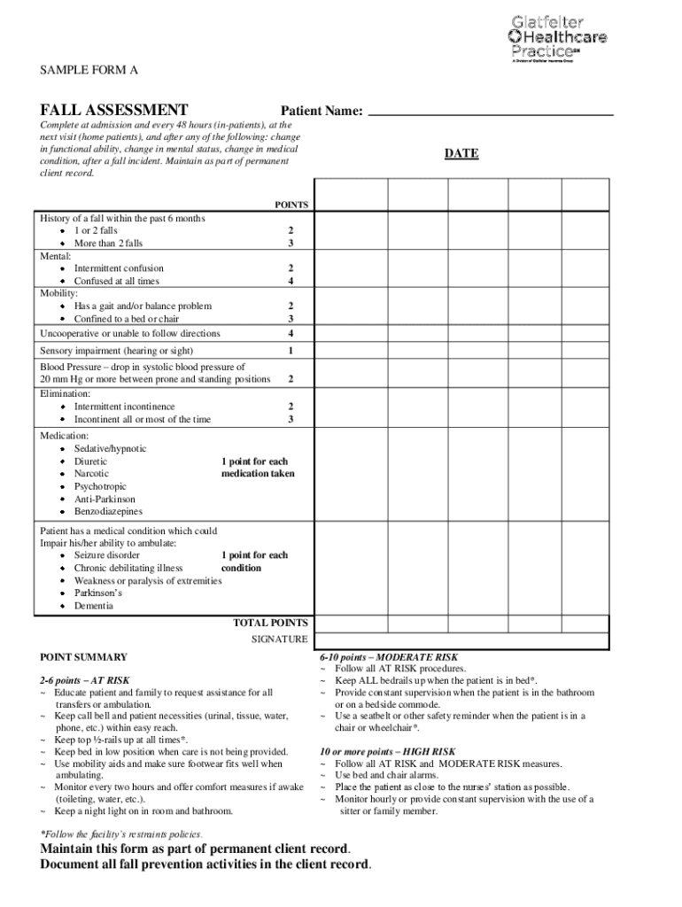 Fillable Online SAMPLE FORM A Fax Email Print - pdfFiller