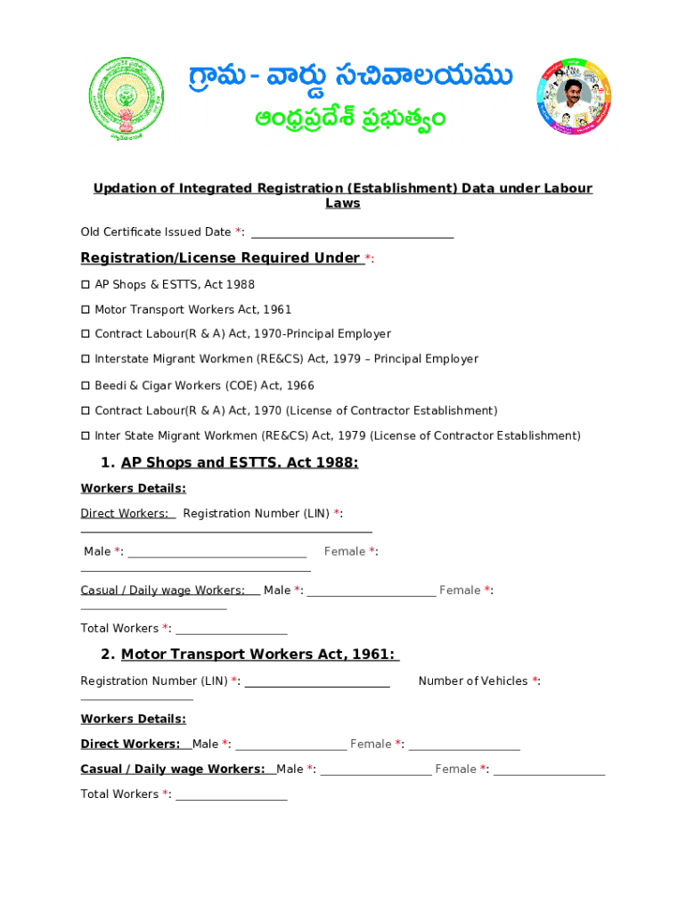 labour services - :: Meeseva - Online Login :: Doc Template | pdfFiller