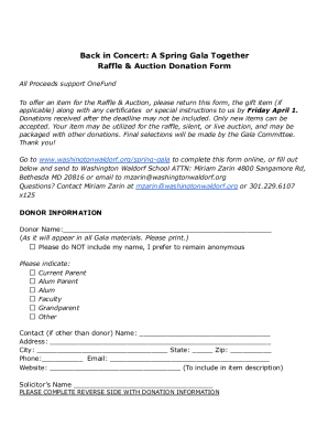 Fillable Online 50/50 Raffle Video PromoThe Gala 50/50 raffle is back ... - Facebook Fax Email ...