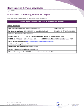 Fillable Online NCMMIS NCPDP Pharmaceutical Drug Claims Version D.0 ...