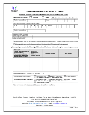 Fillable Online Account Closure Request Form - Finity Fax Email Print ...