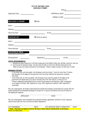 Fillable Online Permit Process Timeline (typically) 1145.28 - Ontario ...