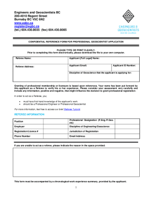 Fillable Online Engineering Reference Form Fax Email Print - pdfFiller
