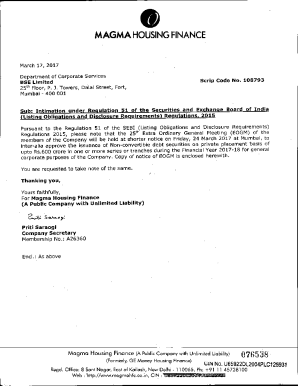 Fillable Online Observation letter from BSE of Nath Pulp Paper Mills ...