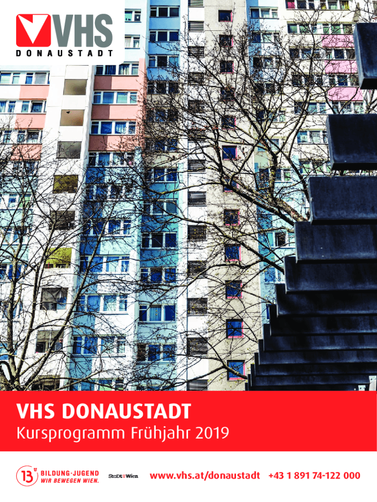 Ausfüllbar Online VHS DONAUSTADT - Die Wiener Volkshochschulen Fax ...