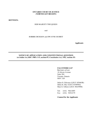 Fillable Online Aboriginal Title and Section 88 of the Indian Act Fax ...