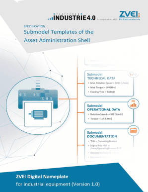 Fillable Online Submodel Templates of the Asset Administration Shell ...