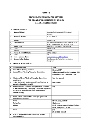 Fillable Online application for obtaining certificate of recognition ...