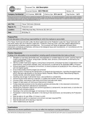 Fillable Online Operating Procedure / Work Instruction Fax Email Print - pdfFiller