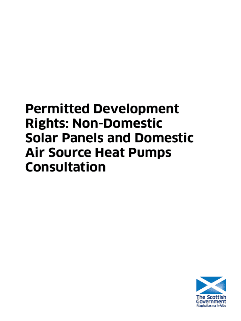 Fillable Online Permitted Development Rights: domestic air source heat ...