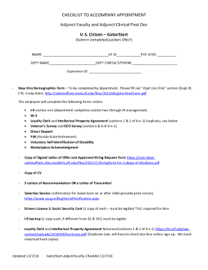 Fillable Online The Appointment/Hiring Process - UF Human Resources Fax Email Print - pdfFiller