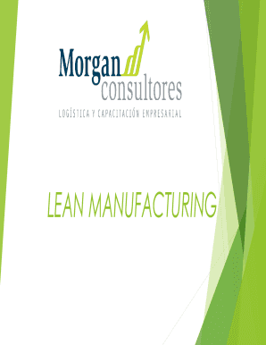 Completable En línea LEAN MANUFACTURING - Morgan Online Fax Email ...