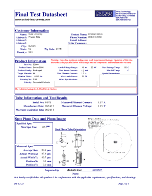 Fillable Online Oxford Instruments-X-Ray Tech, 360 El Pueblo Rd, Suite ... Fax Email Print ...