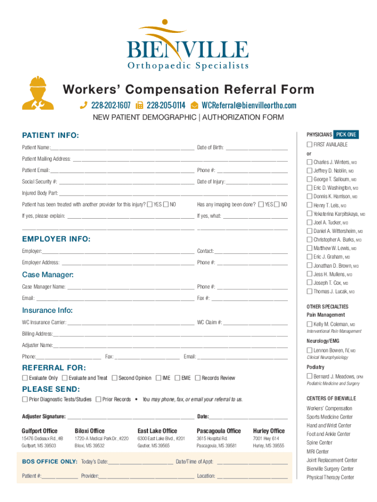 Fillable Online Patient Forms - WNY Knee and Orthopedic Surgery PC Fax ...