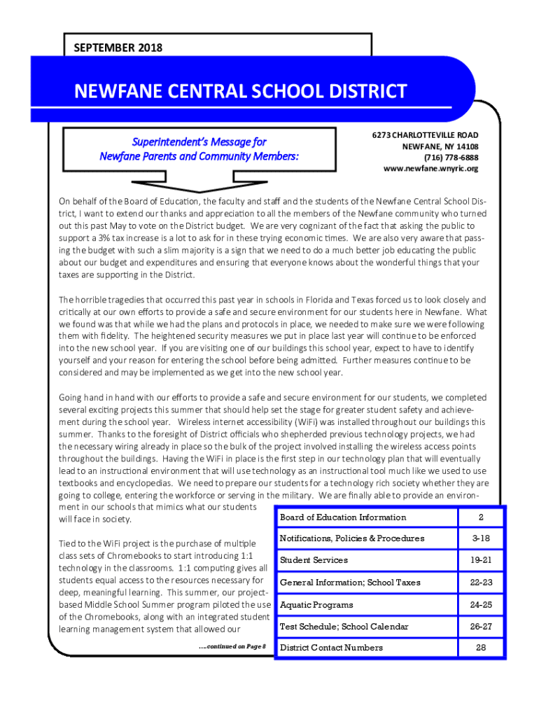 Fillable Online District Offices / Operation and Facilities Welcome Fax Email Print - pdfFiller