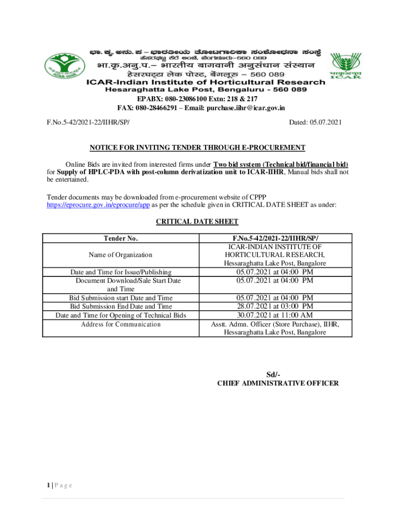 Fillable Online Supply of HPLC-PDA with post-column derivatization unit ...