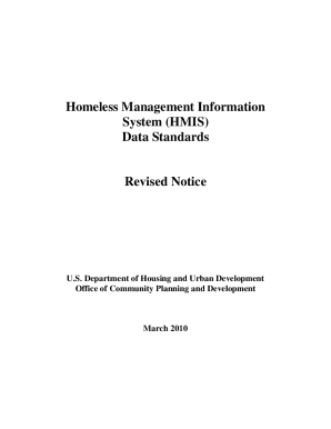 Fillable Online Homeless Management Information System Data and ... Fax ...